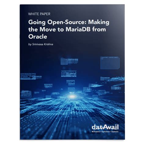 Going Open Source Making The Move To MariaDB From Oracle Datavail