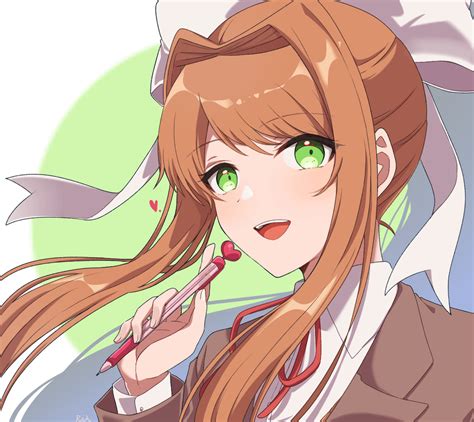 Daily Monika 919 By 禊ria On Pixiv Rjustmonika