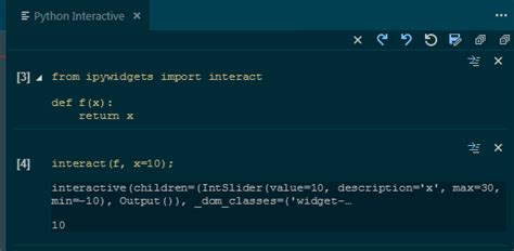 Visual Studio Code Interactive Jupyter Widgets In Vscode With Ms Python Stack Overflow