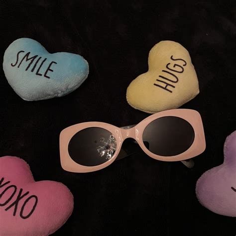 Womens Pink Sunglasses Depop