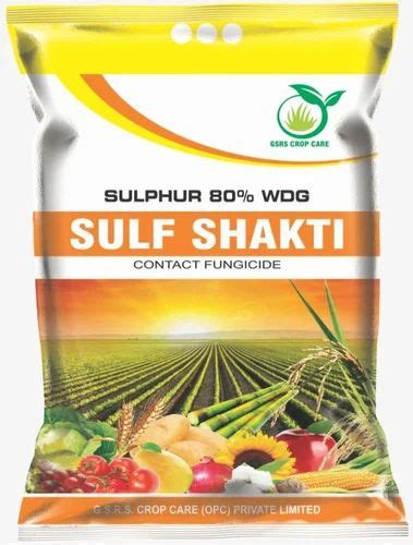 Granules Sulphur 80 Wdg Contact Fungicide 5 Kg Hdpe Bag At ₹ 360kg