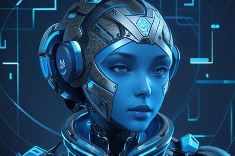 Premium Photo Ai Characters Robot Painting Creating Artwork