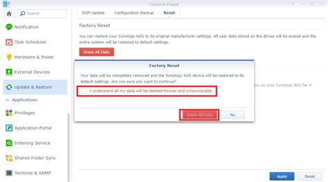 synology how to permanently delete all data on disks marius hosting