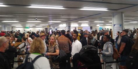 Passport Control Chaos Fury At Heathrow Manchester And Gatwick