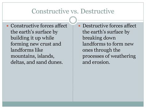 Constructive Vs Destructive Processes Ppt Download