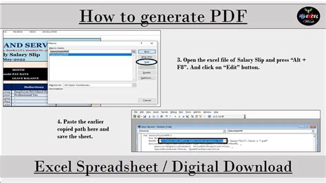 Salary Slip Payslip Automated Salary Slip Automated Excel Template Etsy