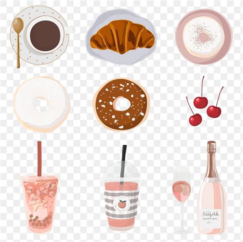 Food Stickers Cute Stickers Planner Stickers Coffee Png Coffee