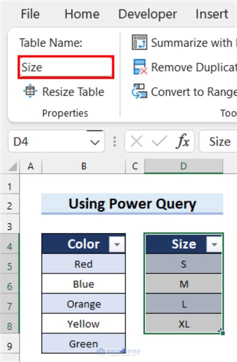 How To Create Cross Join In Excel 3 Simple Ways Exceldemy