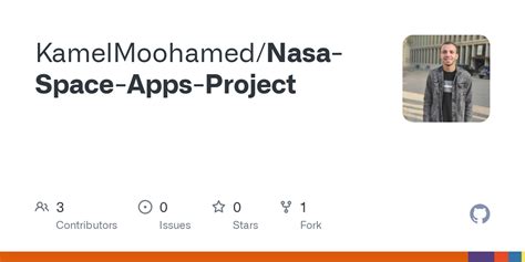 GitHub KamelMoohamed Nasa Space Apps Project