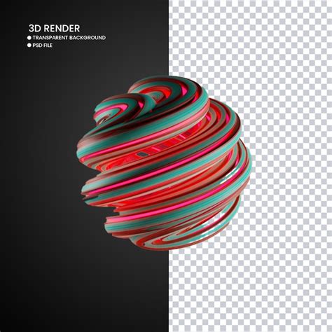 Premium Psd 3d Rendering Of Abstract Shape