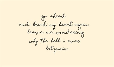 Finneas Break My Heart Again Lyrics At Your Disposal