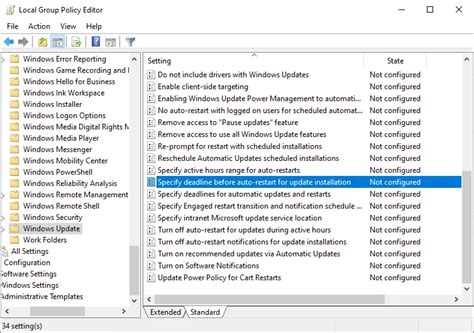 How To Change Auto Restart Deadline To Install Updates In Windows