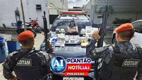 Foi em Fortaleza Ação da PMCE e Coin SSPDS resulta na apreensão de quase kg de entorpecentes