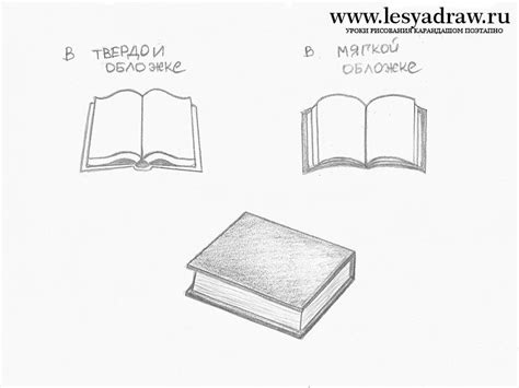 Как нарисовать книгу карандашом поэтапно