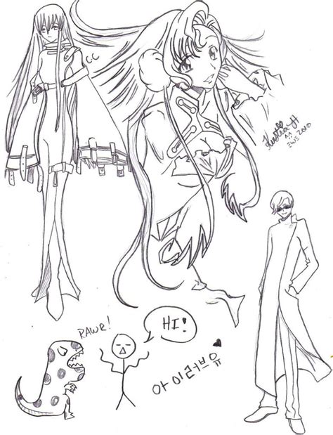 Sketches Code Geass By Scarlet Glow On Deviantart