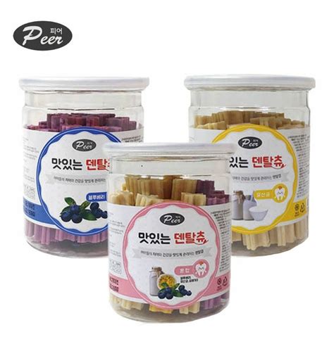 소형견 치아건강 덴탈스틱 3종믹스콤보 티몬