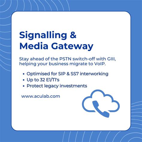 Aculab On Linkedin Signallinggateway Mediagateway Voip Thebigswitchoff Pstnswitchoff…
