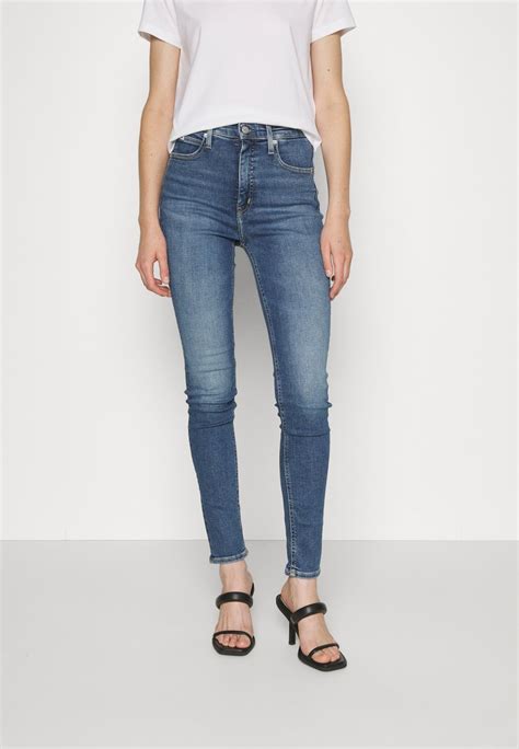 Calvin Klein Jeans High Rise Skinny Jeans Skinny Fit Denim Medium