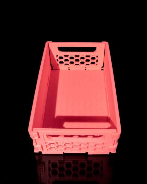 3d Printed Collapsible Stackable Storage Box Foldable Space Saving Storage Solution