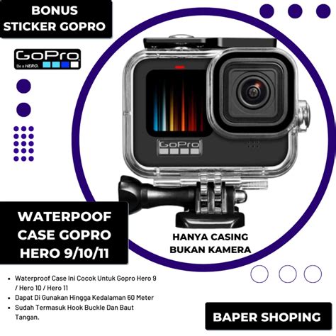 Waterproof Case Gopro Hero 9 Hero 10 Hero 11 Housing Underwater