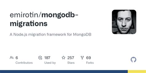 Github Emirotinmongodb Migrations A Nodejs Migration Framework For Mongodb