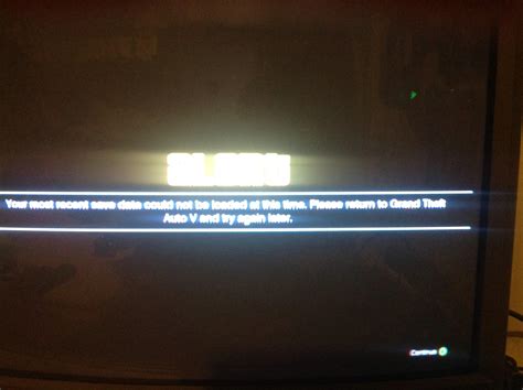 Grand Theft Auto Online Your Most Recent Save Data Could Not Be