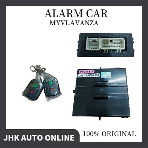ALARM REMOTE CONTROL ALZA MYVI ORIGINAL PERODUA DUPLICATE COMPLETE SET