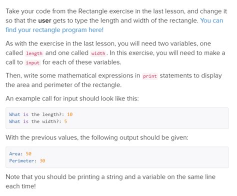 Solved Take Your Code From The Rectangle Exercise In The Chegg