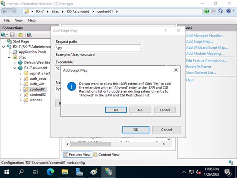 Windows Server 2022 Iis Use Python Scripts Server World