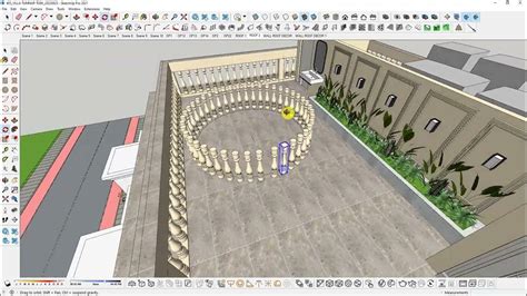 How To Array Object In Sketchup Youtube