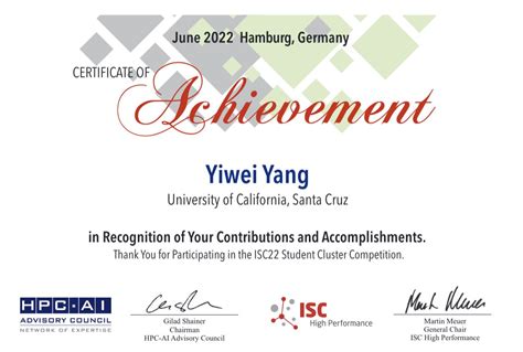 Yiwei Yang On Linkedin Its Definitely Isc23 Congrats Got Second