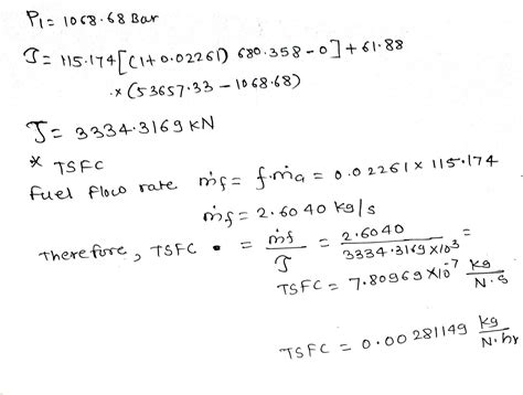 Solved An Ideal Turbojet Powers A Mach 0 92 Aircraft That Requires