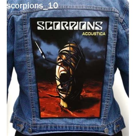Scorpions 10 Photo Quality Printed Back Patch King Of Patches