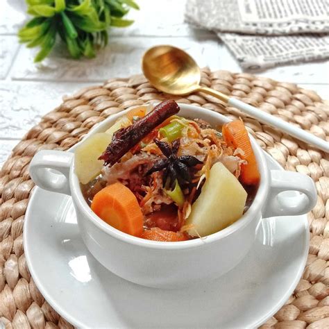 Resep Sop Daging Sayur Berempah Jagomasakminggu10periode2 Sederhana