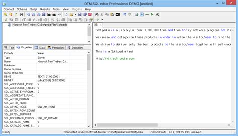 Dtm Sql Editor Professional Download Softpedia