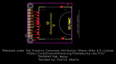 SparkFun SD MMC Card Breakout Resources EasyEDA