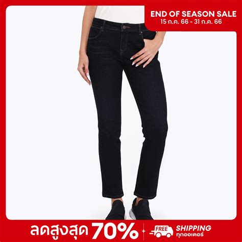 Wrangler กางเกงยีนส์ผู้หญิง เอวกลาง ทรงเข้ารูป Lara รุ่น Wr Wr28l004 สี