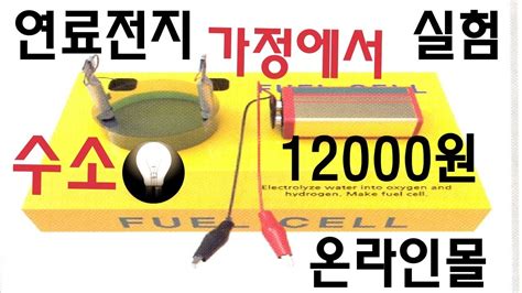수소 연료전지 가정에서 실험 볼타 전지 실험 Youtube