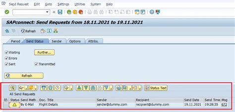 Abap Code Samples Send Emails With Xlsx Attachment Discovering Abap