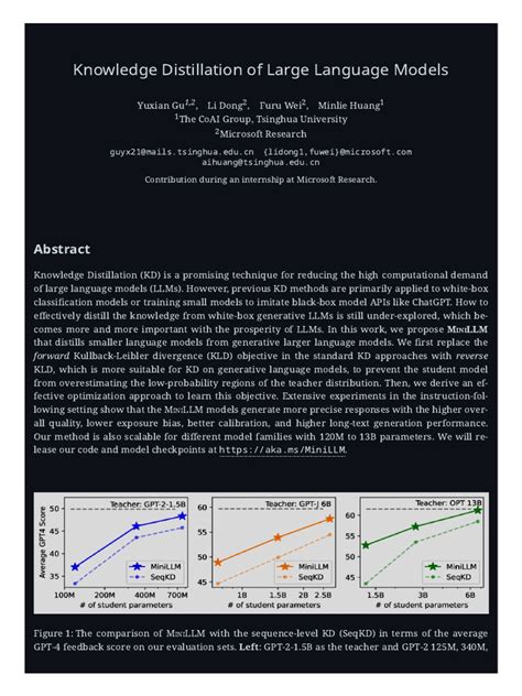 Knowledge Distillation Of Large Language Models Pdf Artificial Intelligence Intelligence