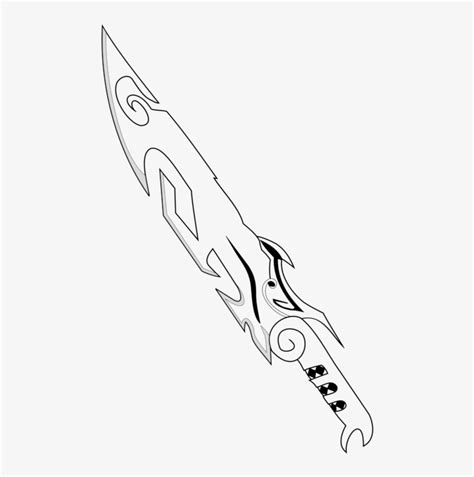 Sword Drawing Line Art Samurai Weapon Sword Drawing 530x750 Png Download Pngkit