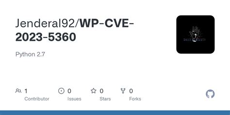 Github Jenderal Wp Cve Python