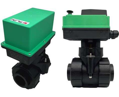 V Flow Extend The Range Of Electrically Actuated Plastic Ball Valves