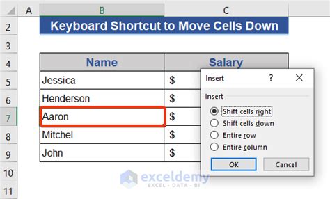 How To Move Cells Down In Excel 7 Methods Exceldemy How To Move Cells Down In Excel 7 Methods Exceldemy