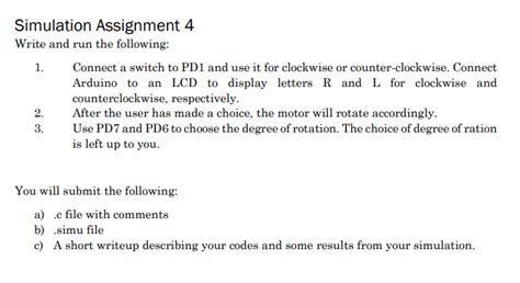 Solved Simulation Assignment 4 Write And Run The Following
