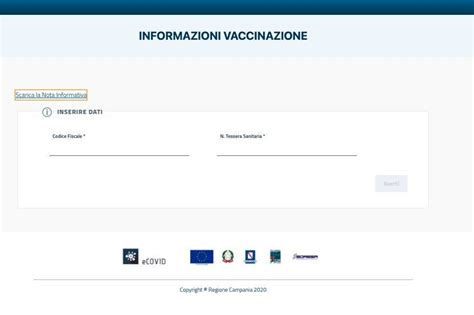 Vaccino Covid Campania Link Online Per Scaricare Certificato Di