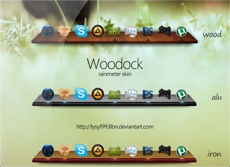 Rainmeter Dock Skins Rewaimaging
