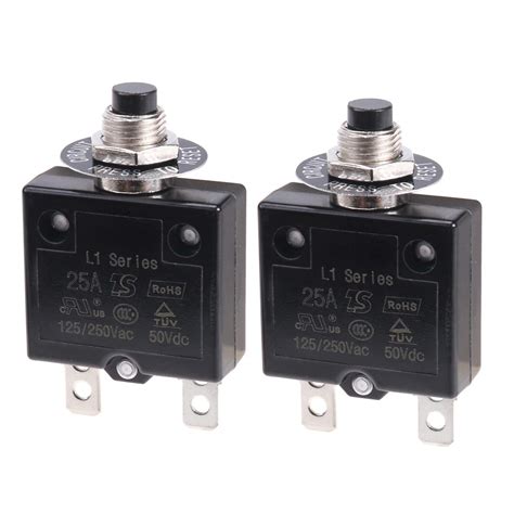 열 회로 차단기 25 Amps 열 과부하 보호 장치 L1 시리즈 125 250v