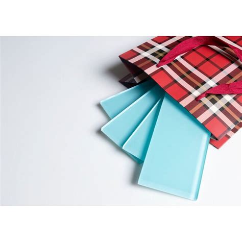 Ws Tiles Premium Glass Series Aqua Blue 3 In X 9 In Polished Glass Tile