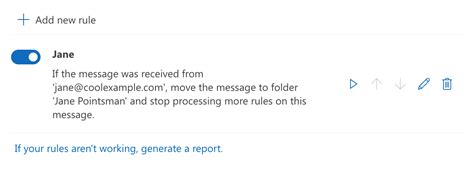 Create And Edit Inbox Rules In Outlook Microsoft 365 From Godaddy